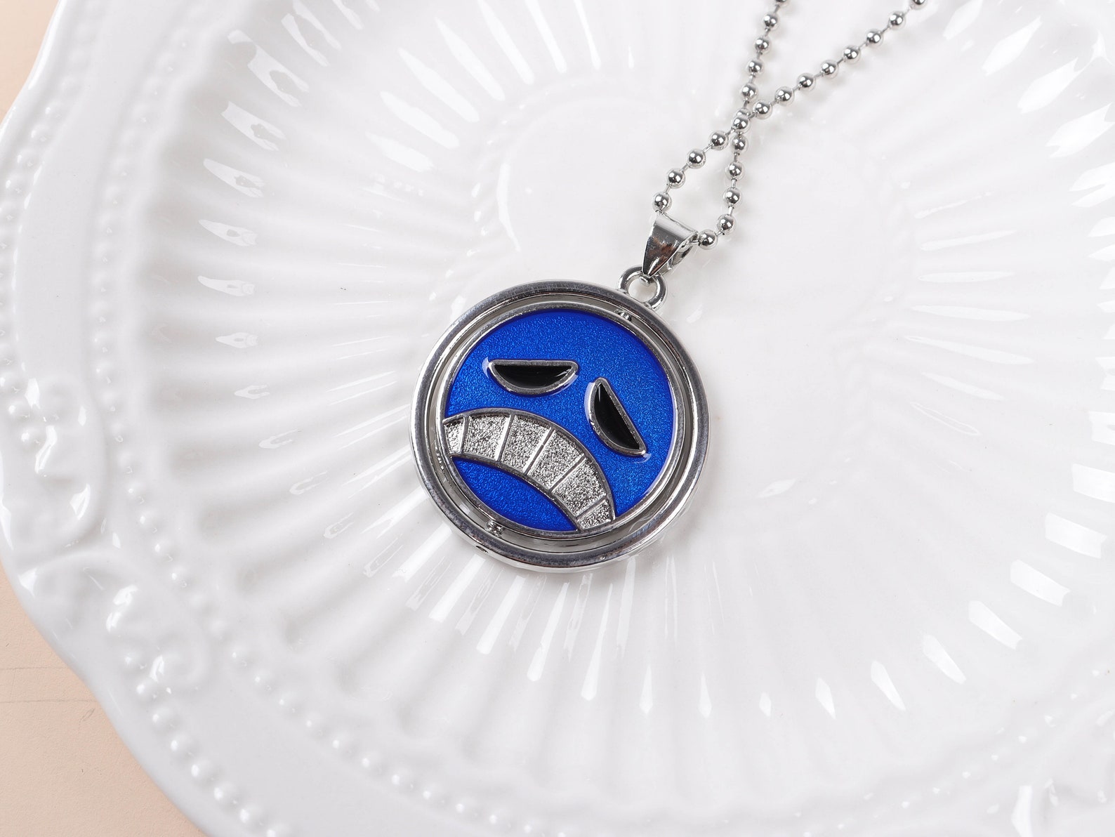 Anime Luffy Ace Swivel Necklace, One Piece Necklace, Reversible ...