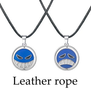 Anime Luffy Ace Swivel Necklace, One Piece Necklace, Reversible ...