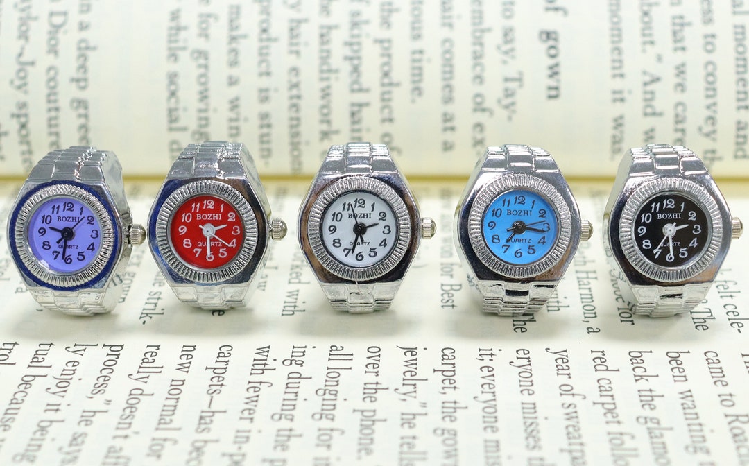 Engraved Vintage Watch Ringwatch Ring for Men Womeny2k Finger Ring ...