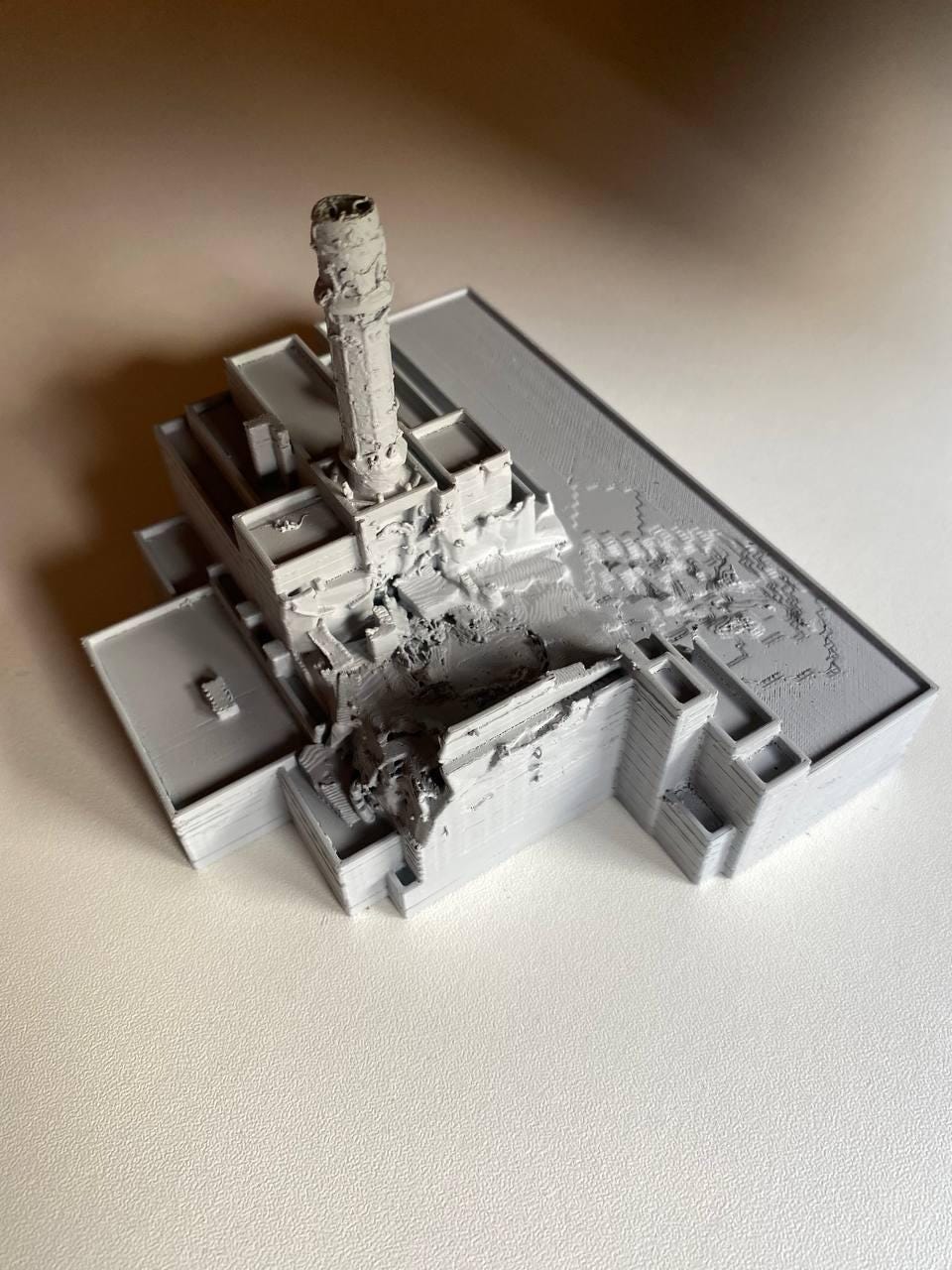 Chernobyl Disaster - Pripyat Desk Decor - Industrial 3D Printed Gift ...