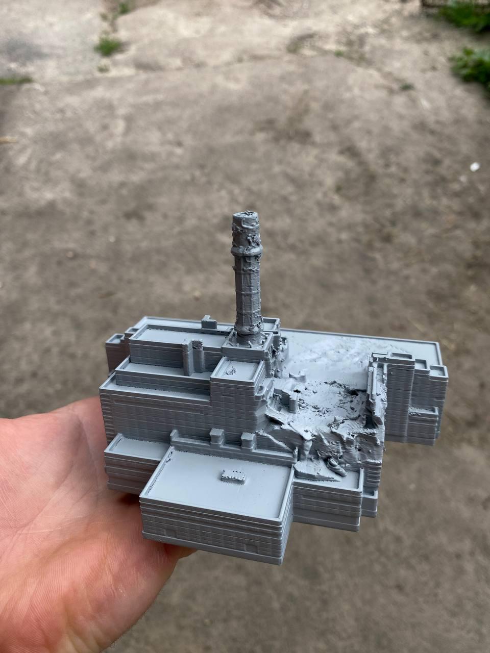 Chernobyl Disaster - Pripyat Desk Decor - Industrial 3D Printed Gift ...