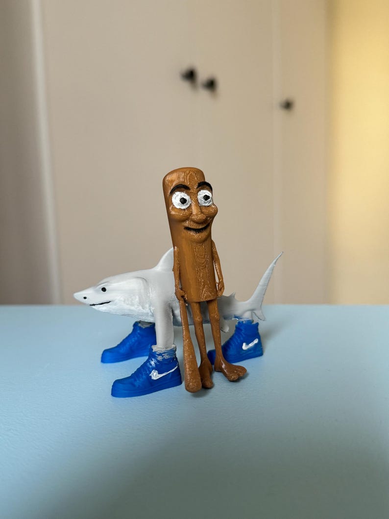 Tung Tung Sahur Meme Figure | 3D Printed Neurocore Figurine | Viral ...