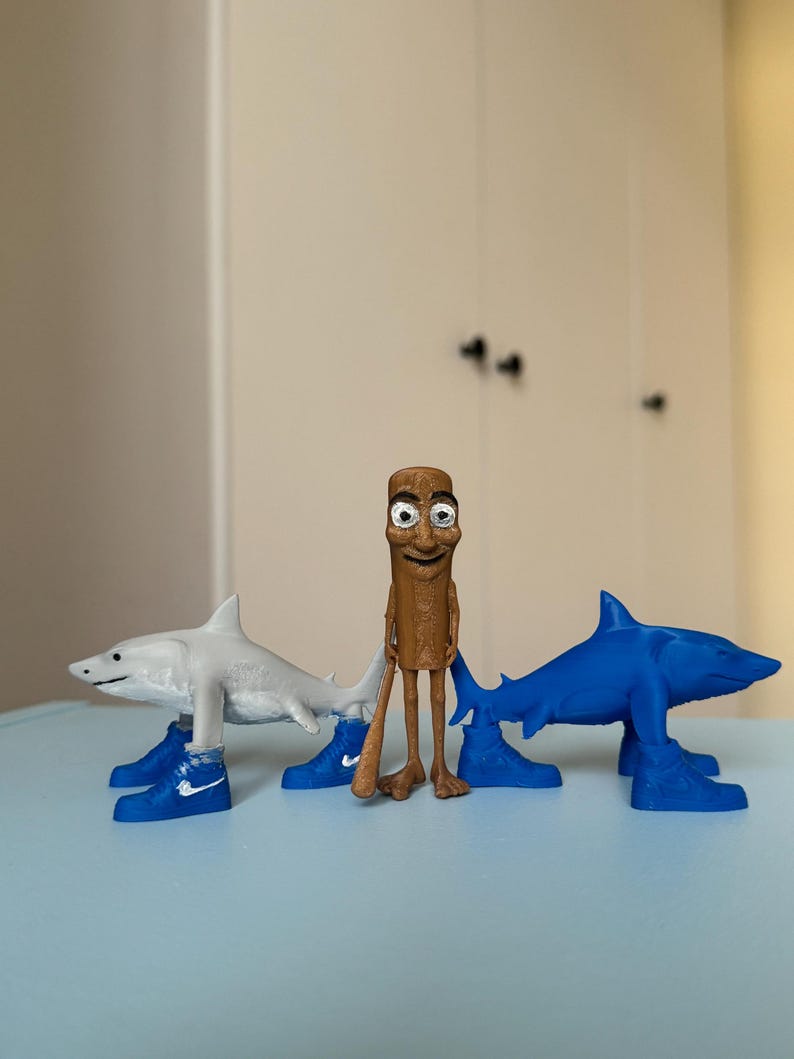 Tung Tung Sahur Meme Figure | 3D Printed Neurocore Figurine | Viral ...