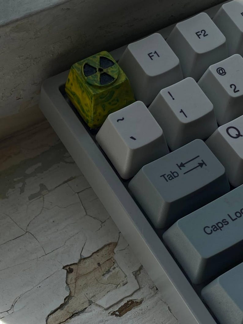 STALKER Inspired Custom Keycap | Hand-painted Artisan Keycap for ...