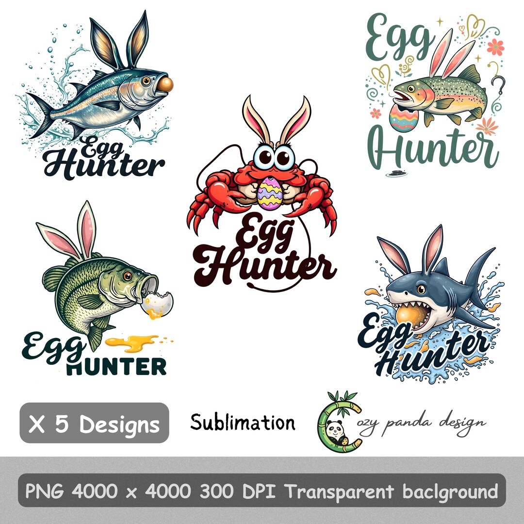 Egg Hunter PNG, Easter Fishing PNG, Easter Hunting PNG, for Easter ...
