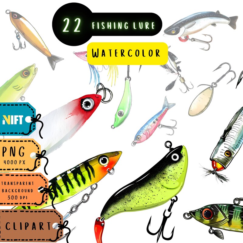 Fishing Lure Art - Etsy
