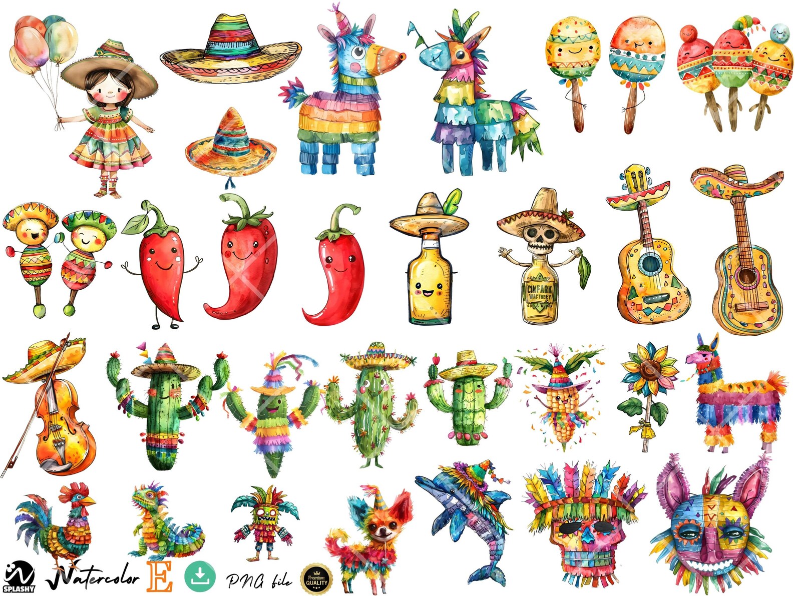 Cinco De Mayo Clipart, Fiesta Mexicana PNG, Mexican Party Decor ...