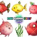 Funny Fish Clipart, Fish With Fruit PNG, Watercolor Ocean Animal for ...
