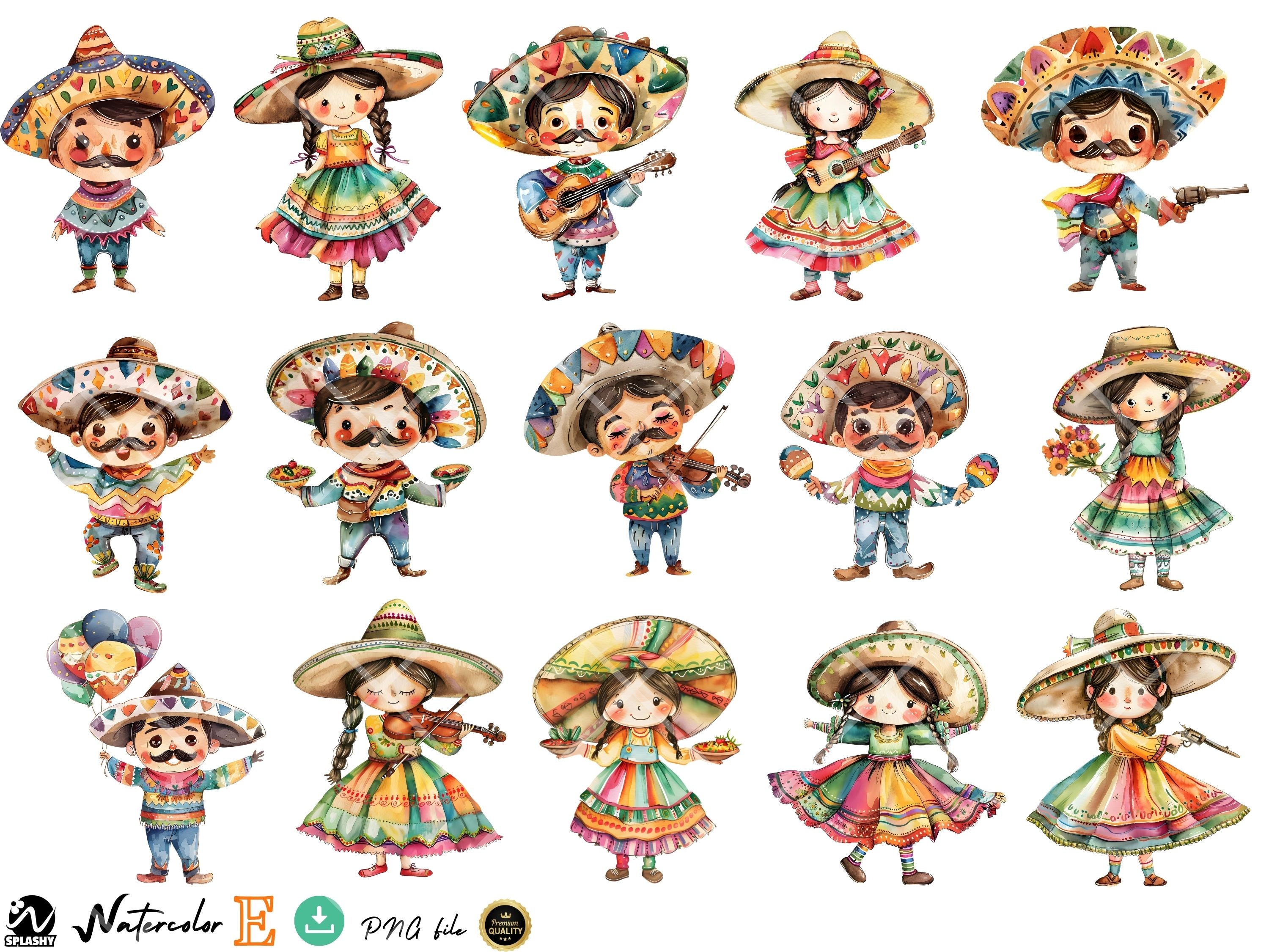 Cinco De Mayo Clipart, Fiesta Mexicana PNG, Mexican Party Decor ...