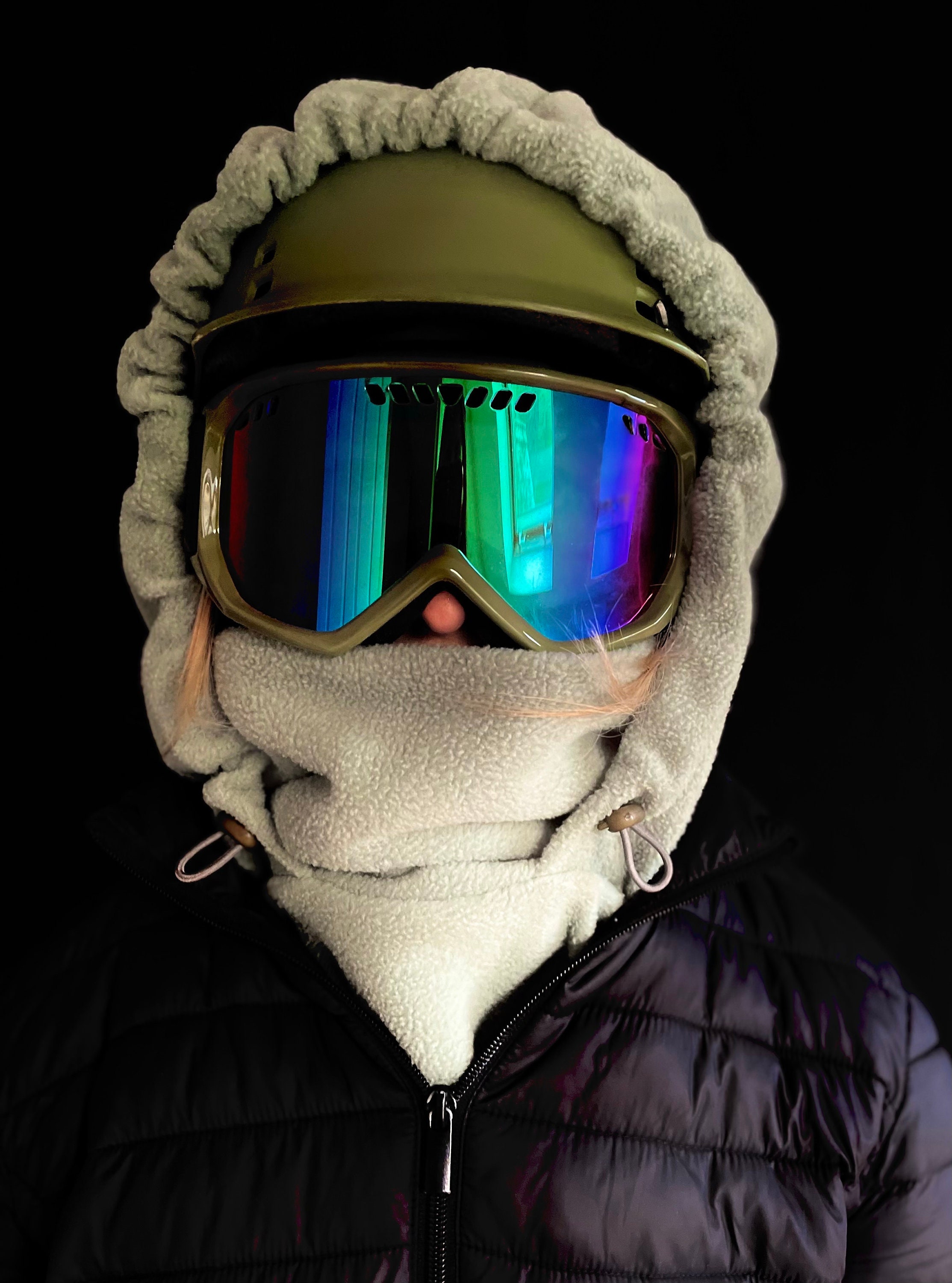 Over-helmet Ski Hood – Sage - Etsy