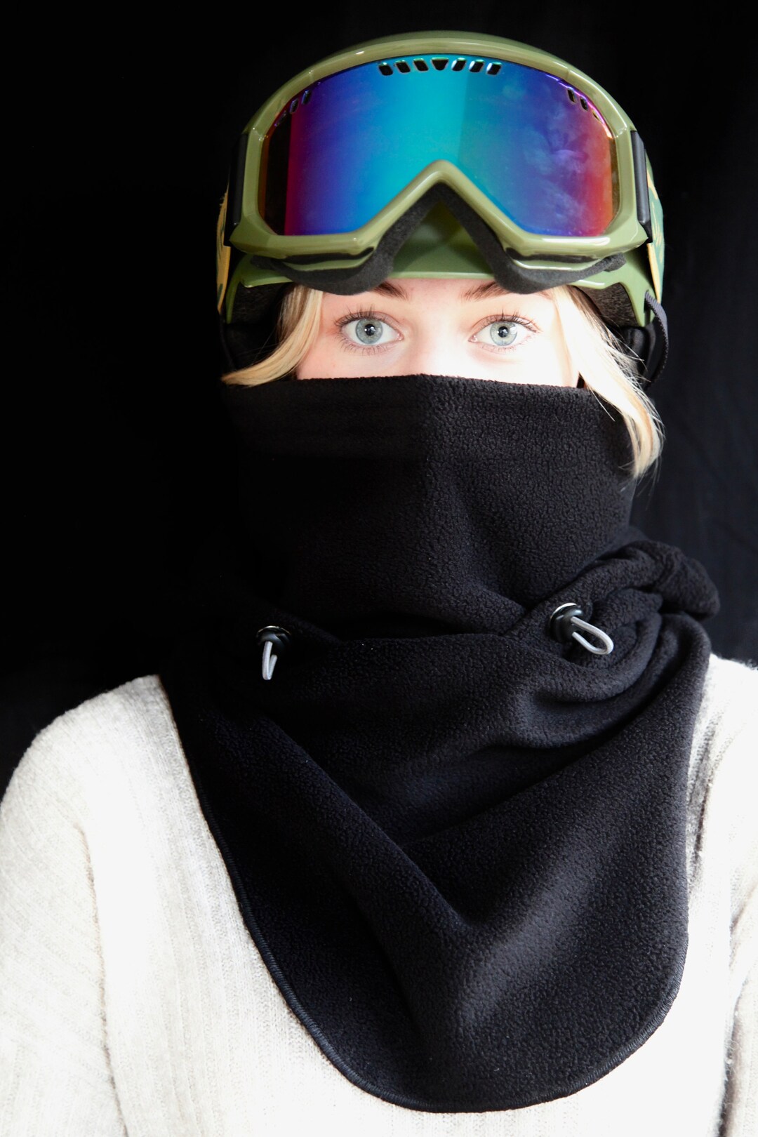 Over-helmet Ski Hood – Black - Etsy