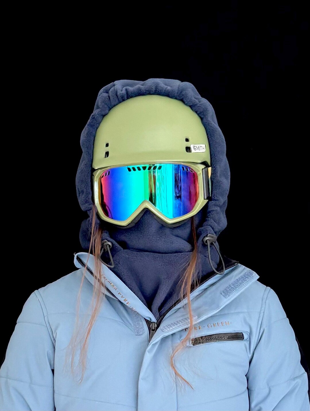 Over-helmet Ski Hood Navy - Etsy