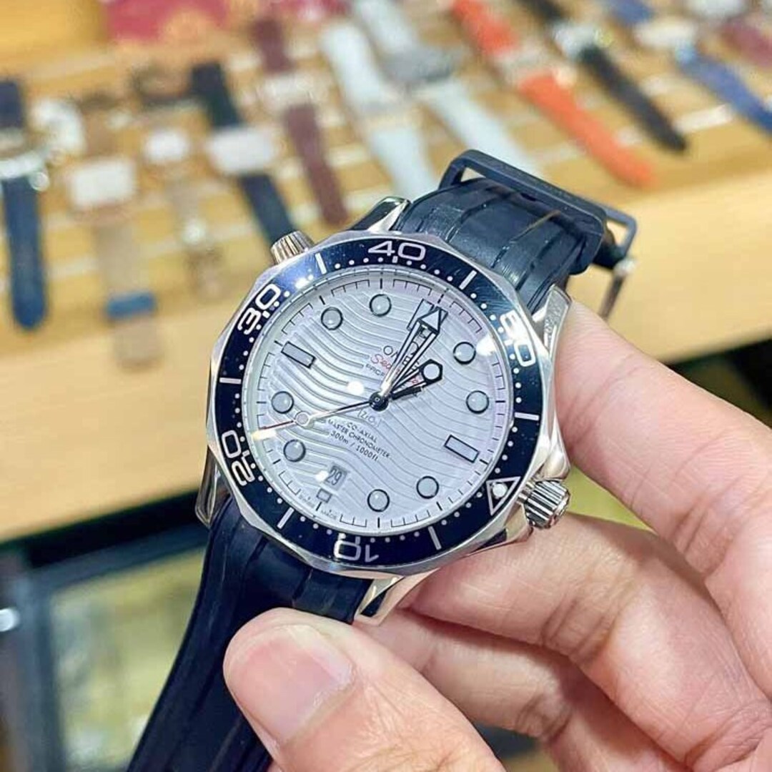 Omega Seamaster GMT 43mm Dial Come With Box Tag Papers, Steel Omega ...