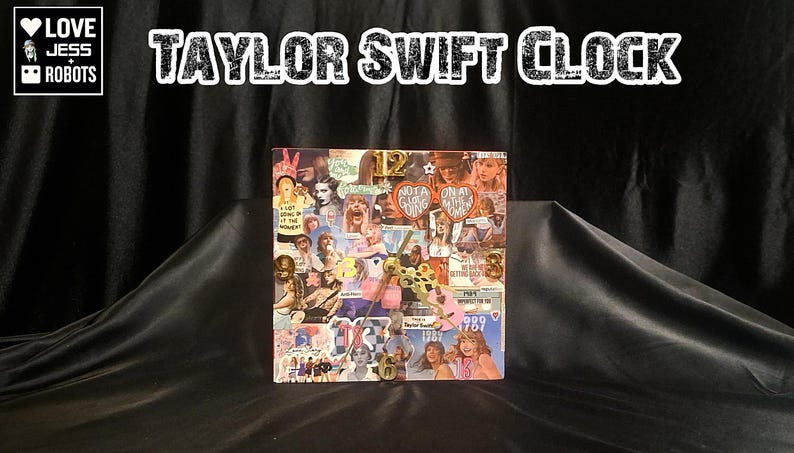 Taylor Swift Clock - Etsy