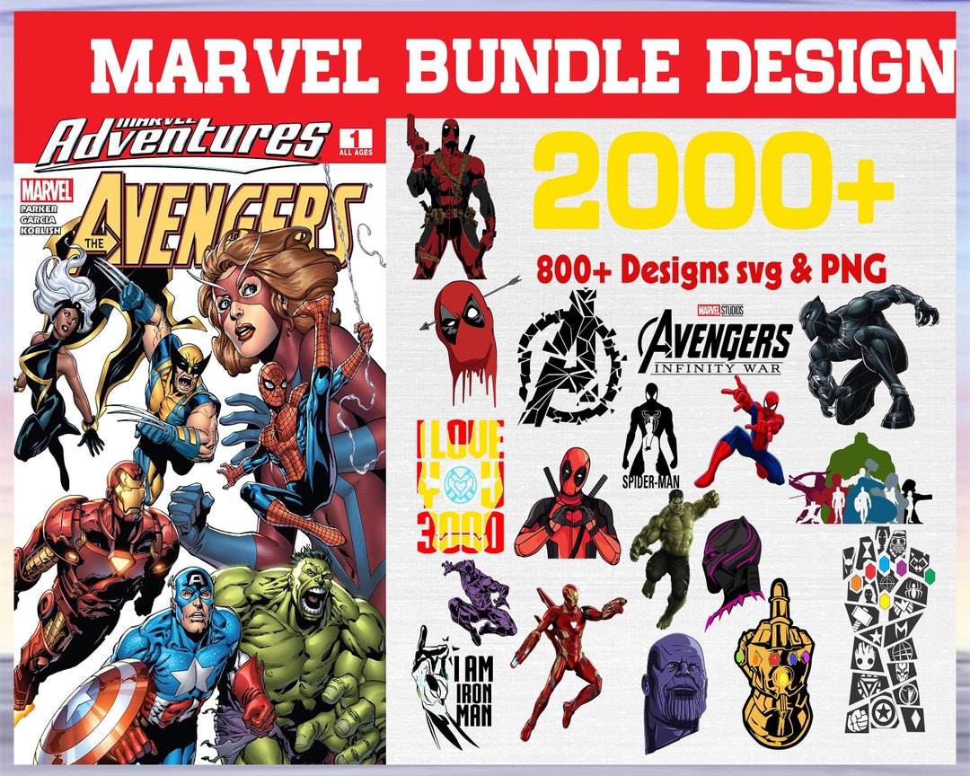 Avengers Svg Bundle, Super Heroes Clipart, Avengers Printable Image ...