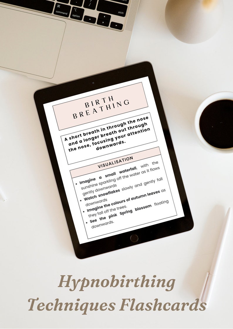 Hypnobirthing Techniques Flashcards - Instant Download - Etsy UK