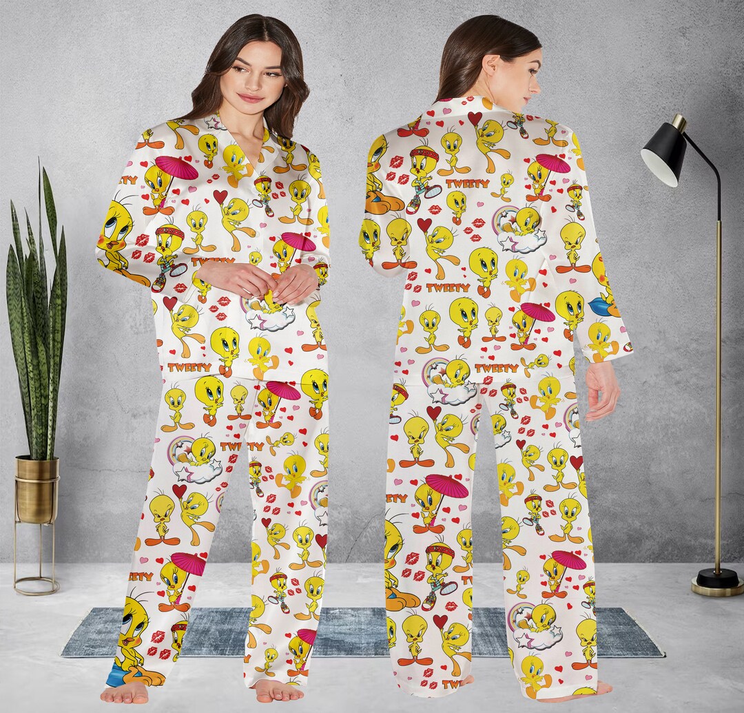 Tweety Bird Pajamas, Tweety Bird Pajamas Set, Tweety Bird Looney Tunes ...