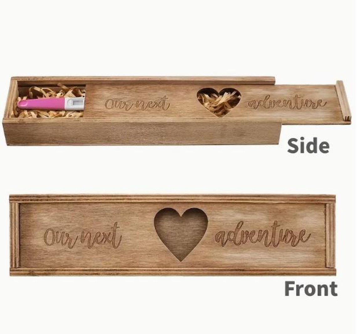 Pregnancy Test Display Box Ideal for Pregnancy Announcement Baby Shower ...