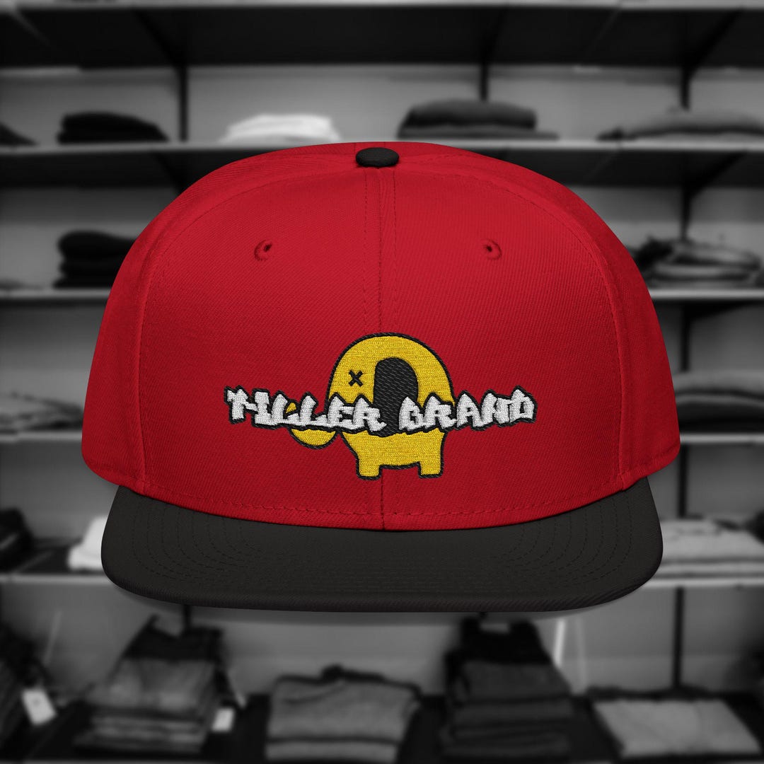 Tiller Brand Apparel Baby Elephant Logo Flat Bill Snapback Hat ...