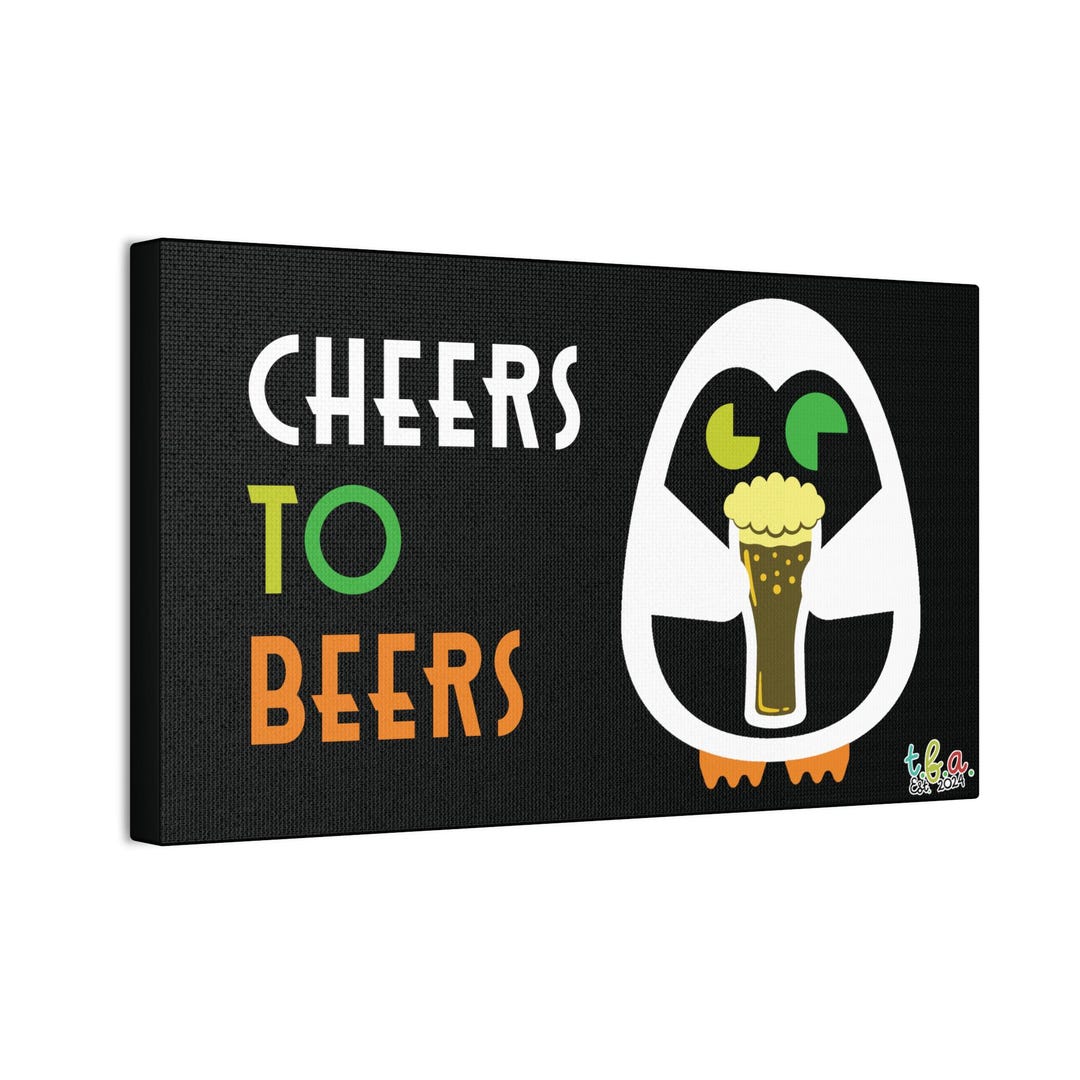 Tiller Brand Custom Original Pop Art Drunken Cartoon Man Cave Party ...
