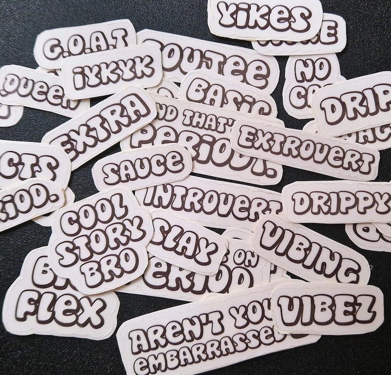 SKRRT- Waterproof Sticker | Gen Z Sticker | Meme Sticker | Funny Car ...