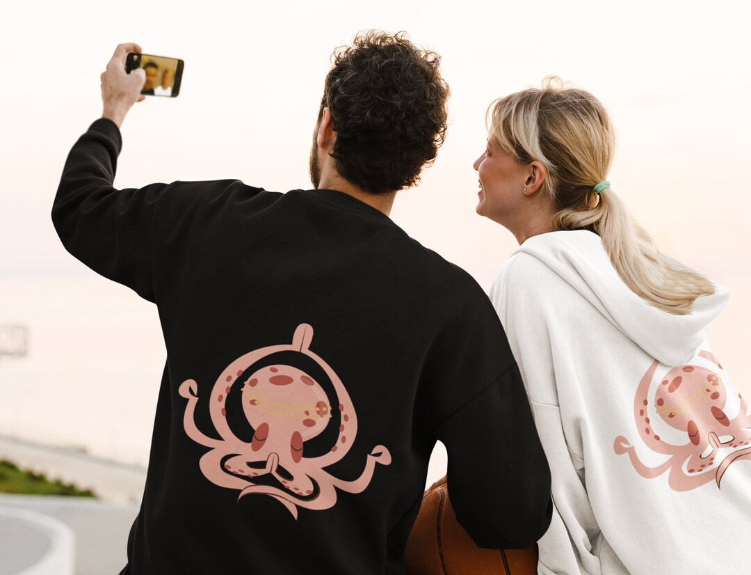 Octopus Meditation Sweatshirt Octopus Meditation Hoodie Unisex Zen ...