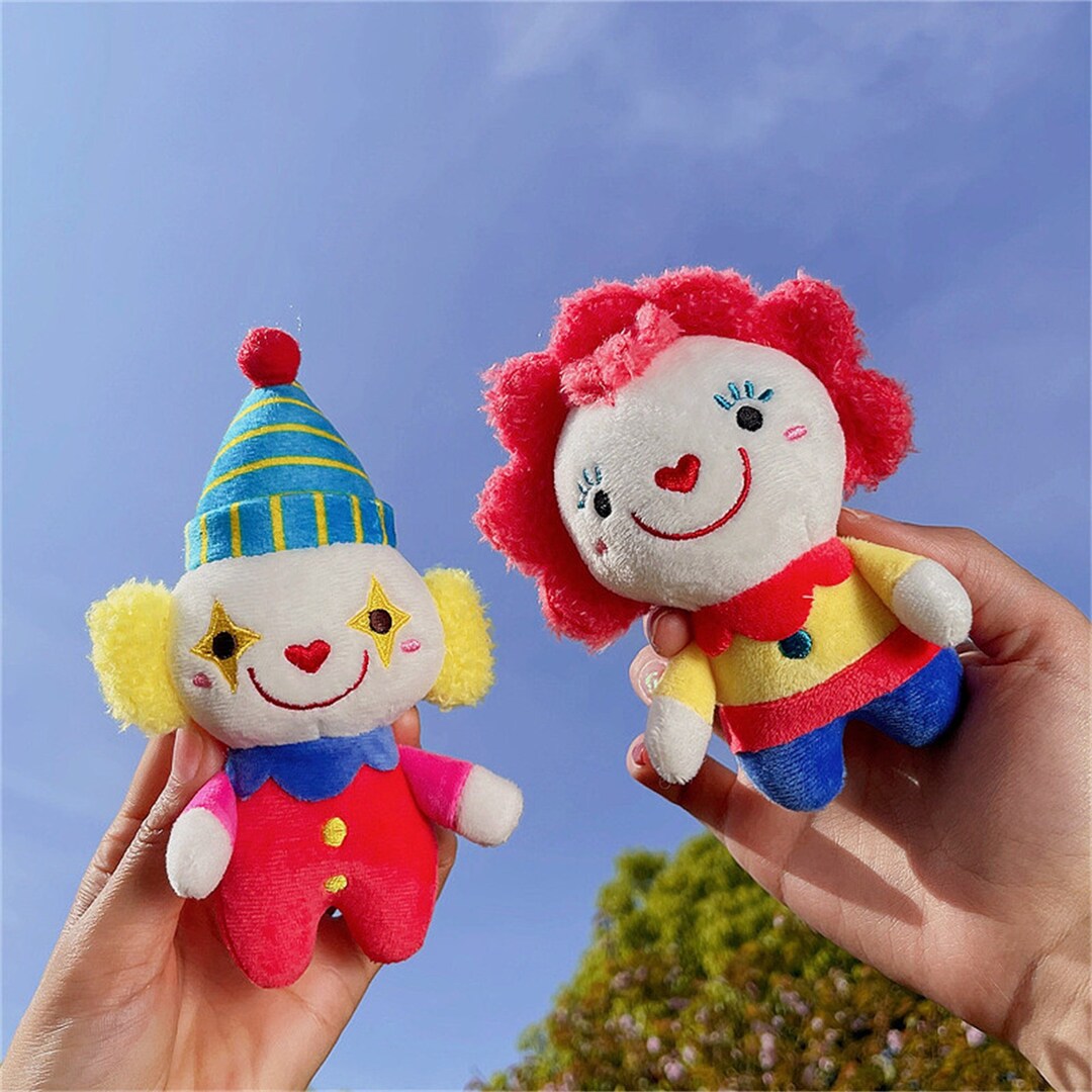 Personalized Clown Creative Plush Toy Keychain Cute and Funny Clown ...
