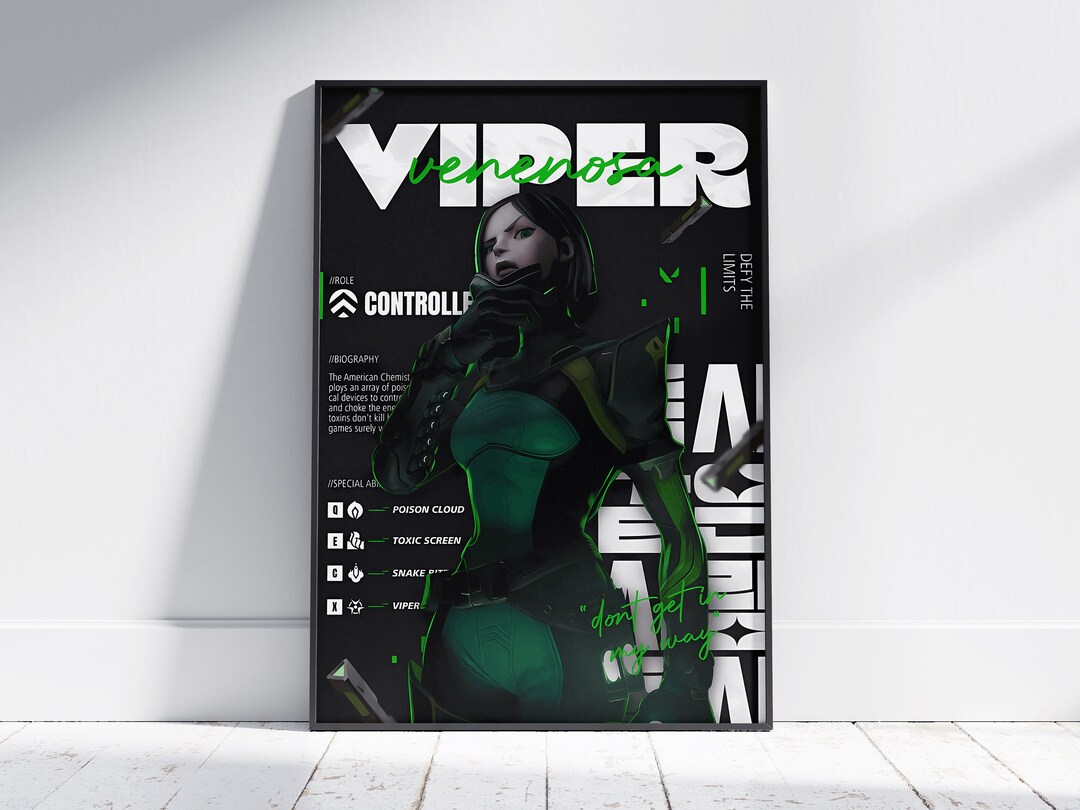 Valorant Poster Viper Poster Valorant Viper Valorant Viper Poster Viper ...