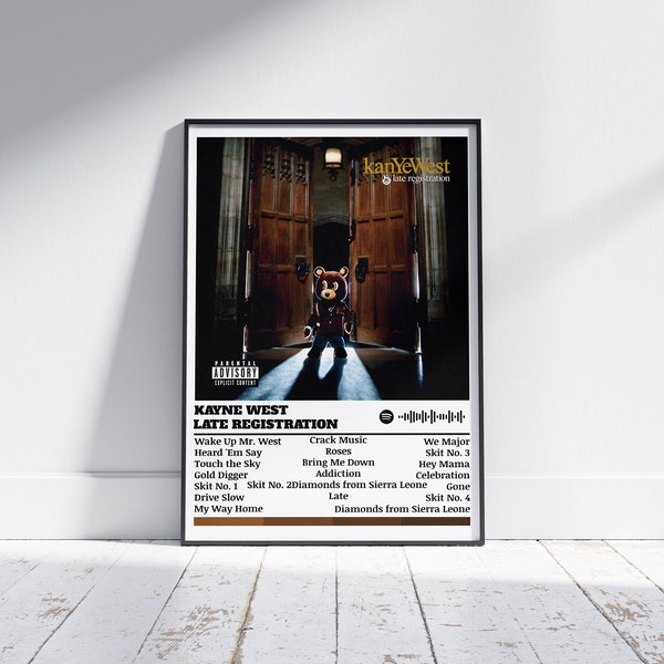 Late Registration Album Poster - Etsy