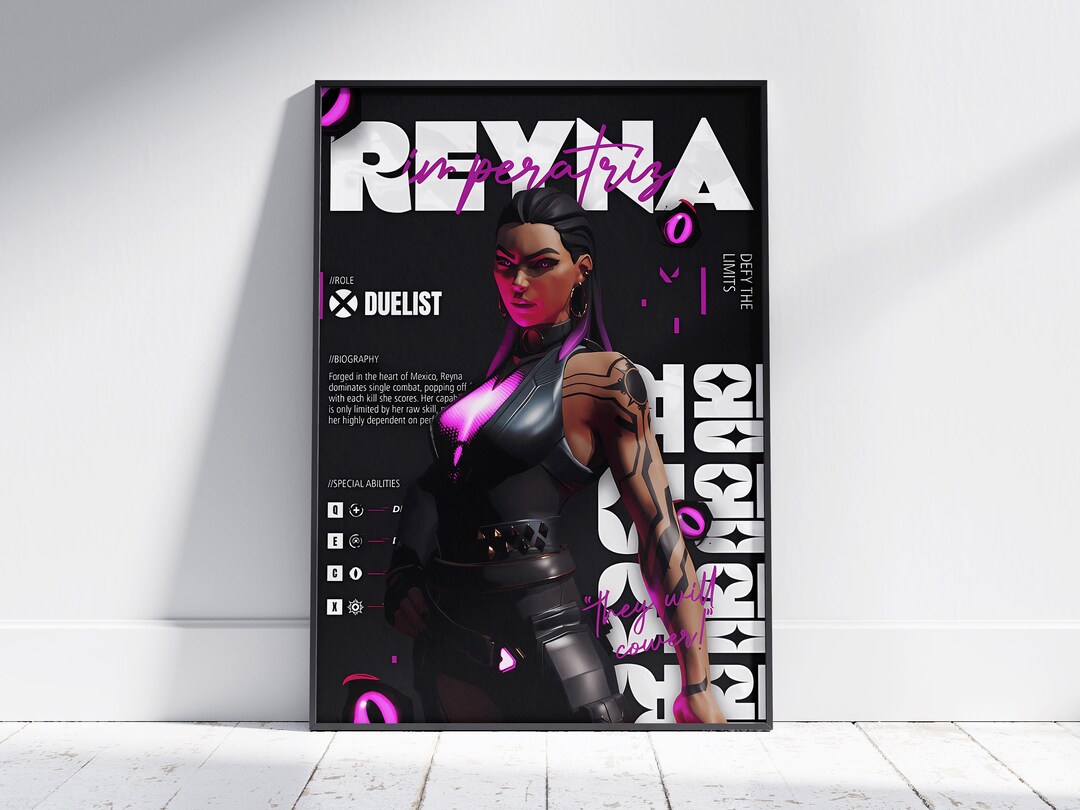 Valorant Poster Reyna Poster Valorant Reyna Valorant Reyna Poster Reyna ...