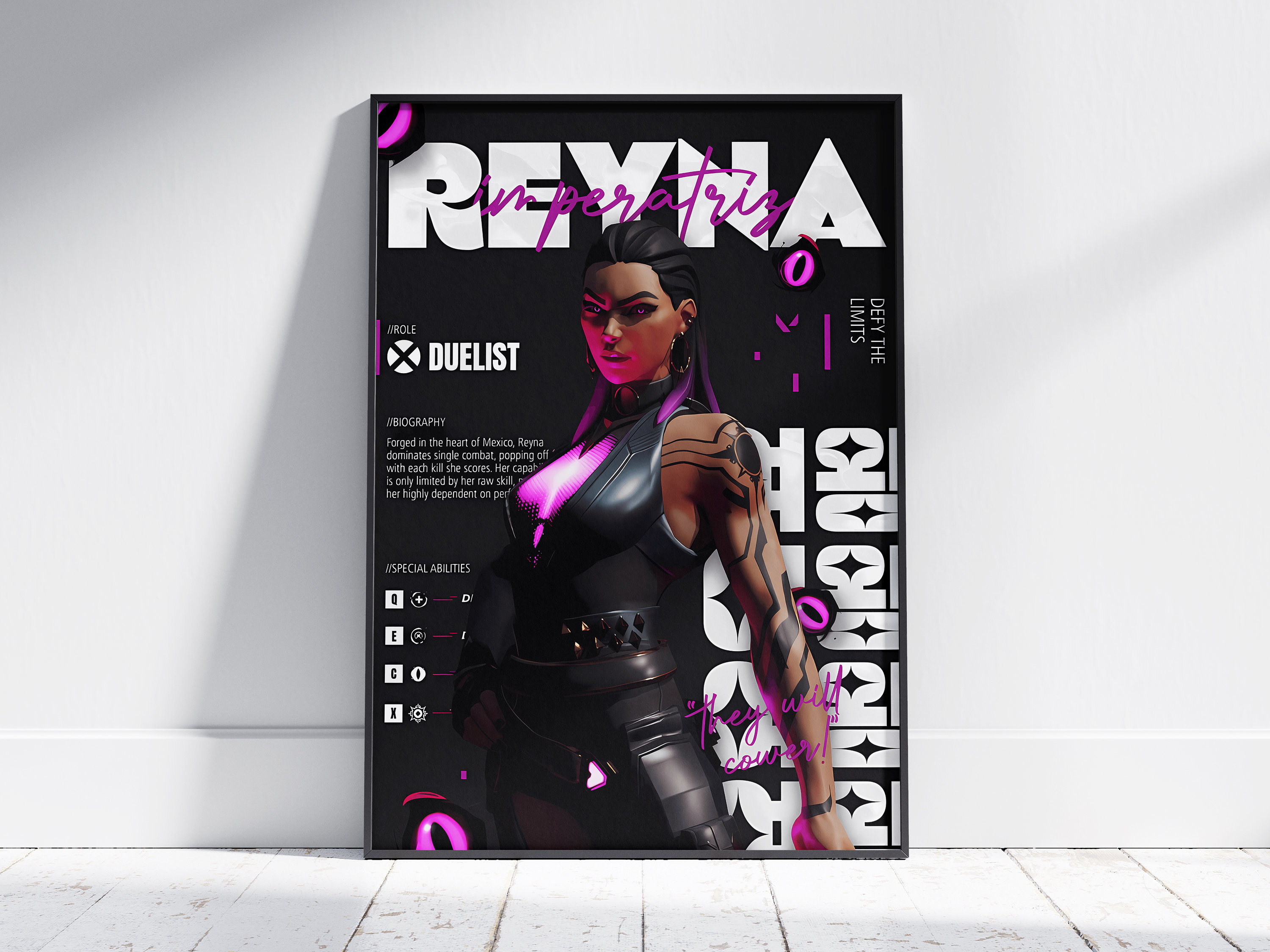 Valorant Poster Reyna Poster Valorant Reyna Valorant Reyna Poster Reyna ...