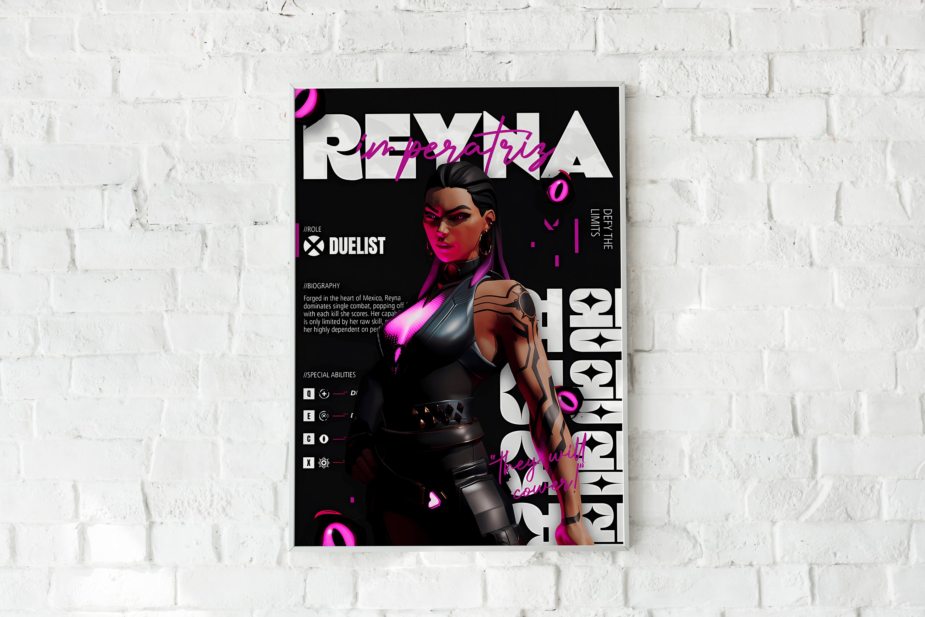 Valorant Poster Reyna Poster Valorant Reyna Valorant Reyna Poster Reyna ...