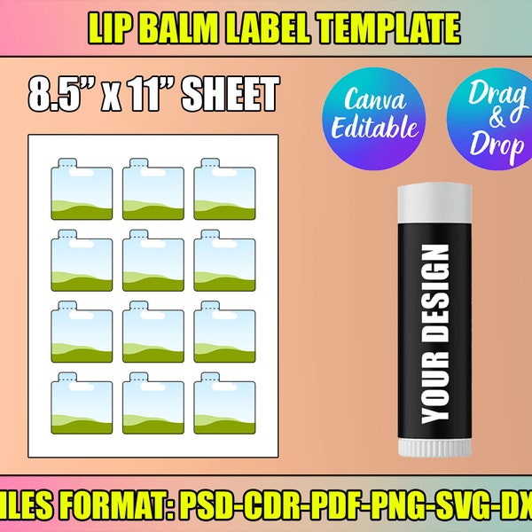 Chapstick Labels - Etsy