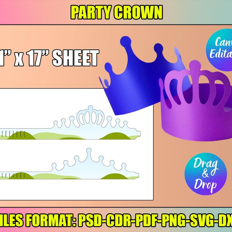 Party Crown - Etsy