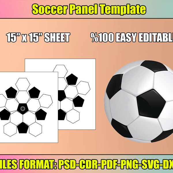 Soccer Dxf - Etsy