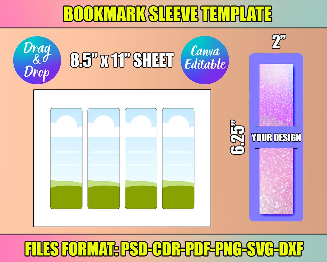 Bookmark Display SVG, Bookmark Display Template, Bookmark Holder SVG ...