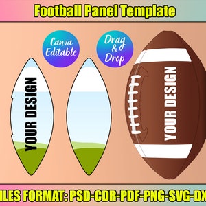 Football Panel Template Psd - Etsy
