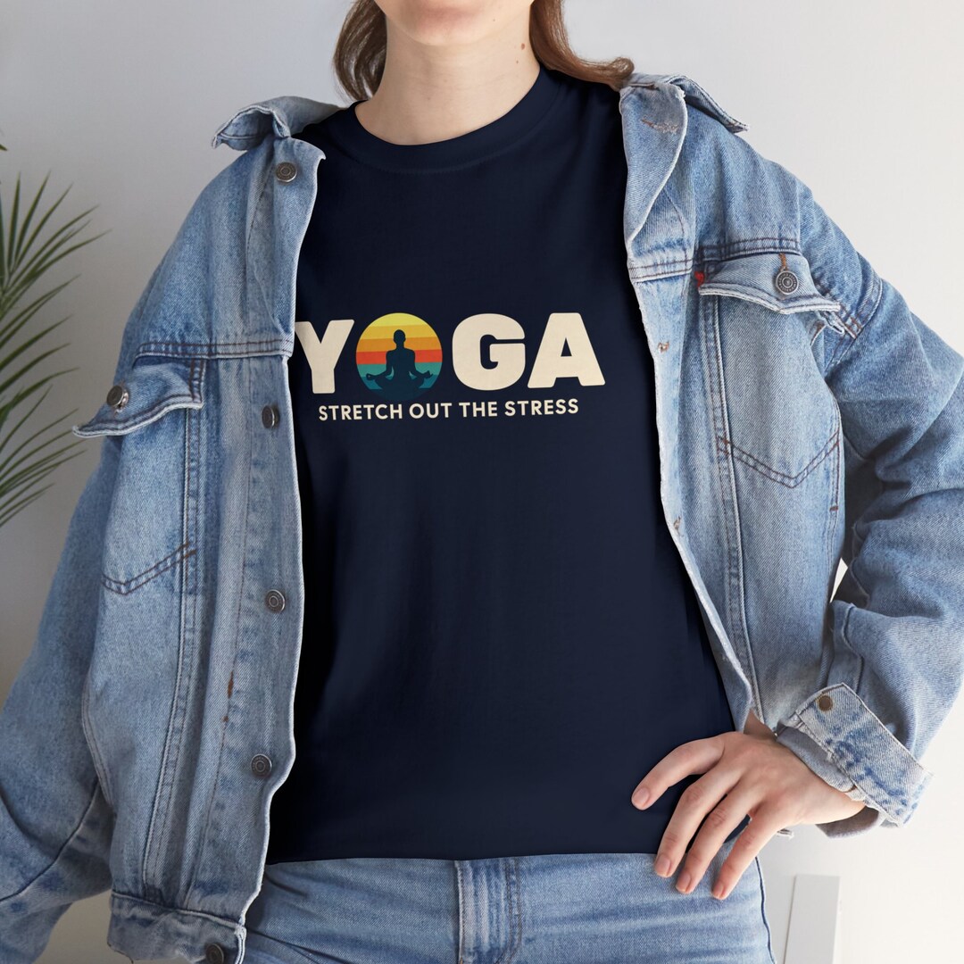 Yoga Stretch Out the Stress Shirt, Funny Yoga Gift - Etsy