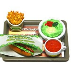 2004 RE-MENT Petit Sample Series Petite Burger Single Sets (sealed ...