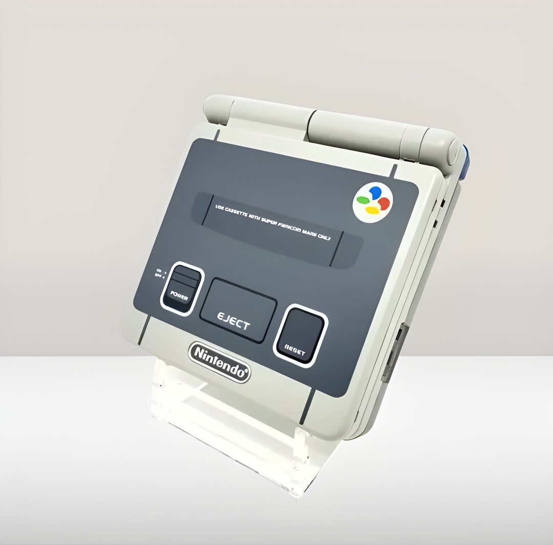 Custom Super Famicom (SNES) Nintendo Gameboy Advance SP With Brand New ...