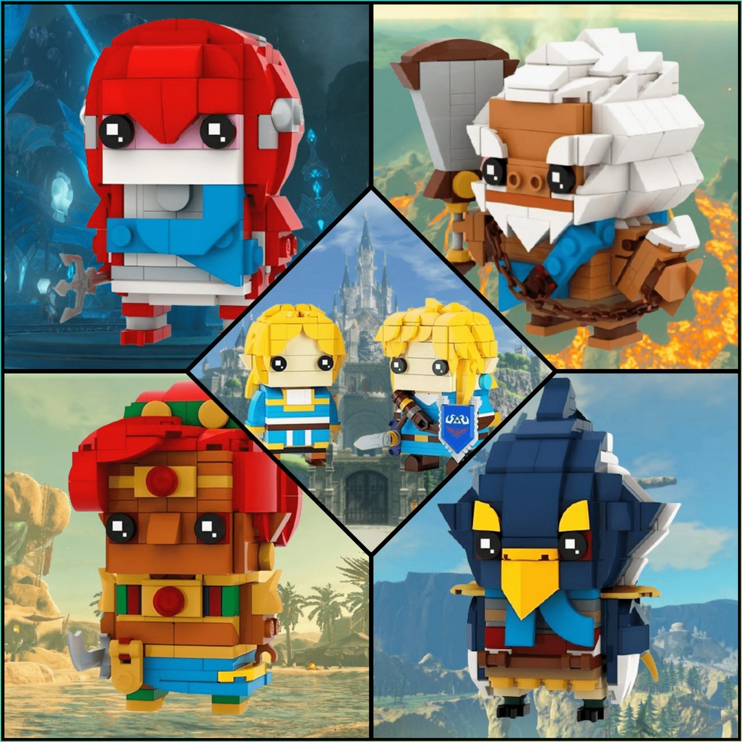 Zelda: Champion's of Hyrule MOC Block Kids Lego-style Playset Bundle ...