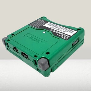 Custom Pokémon (rayquaza Emerald) Nintendo Gameboy Advance SP With Brand New IPS V3 Fitted ...