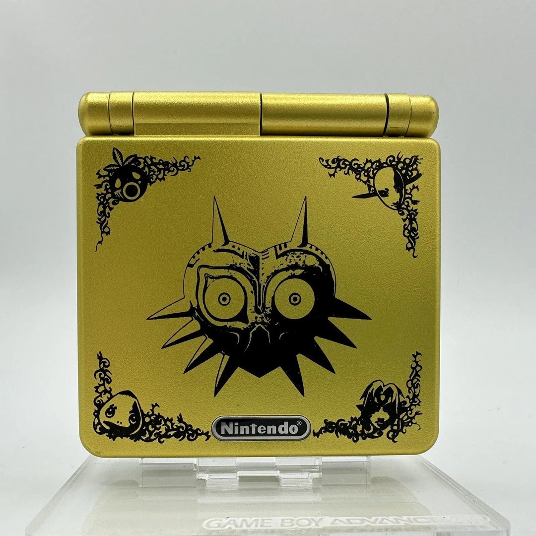 Zelda: Limited Custom Majora's Mask Gameboy Advance SP With IPS ...
