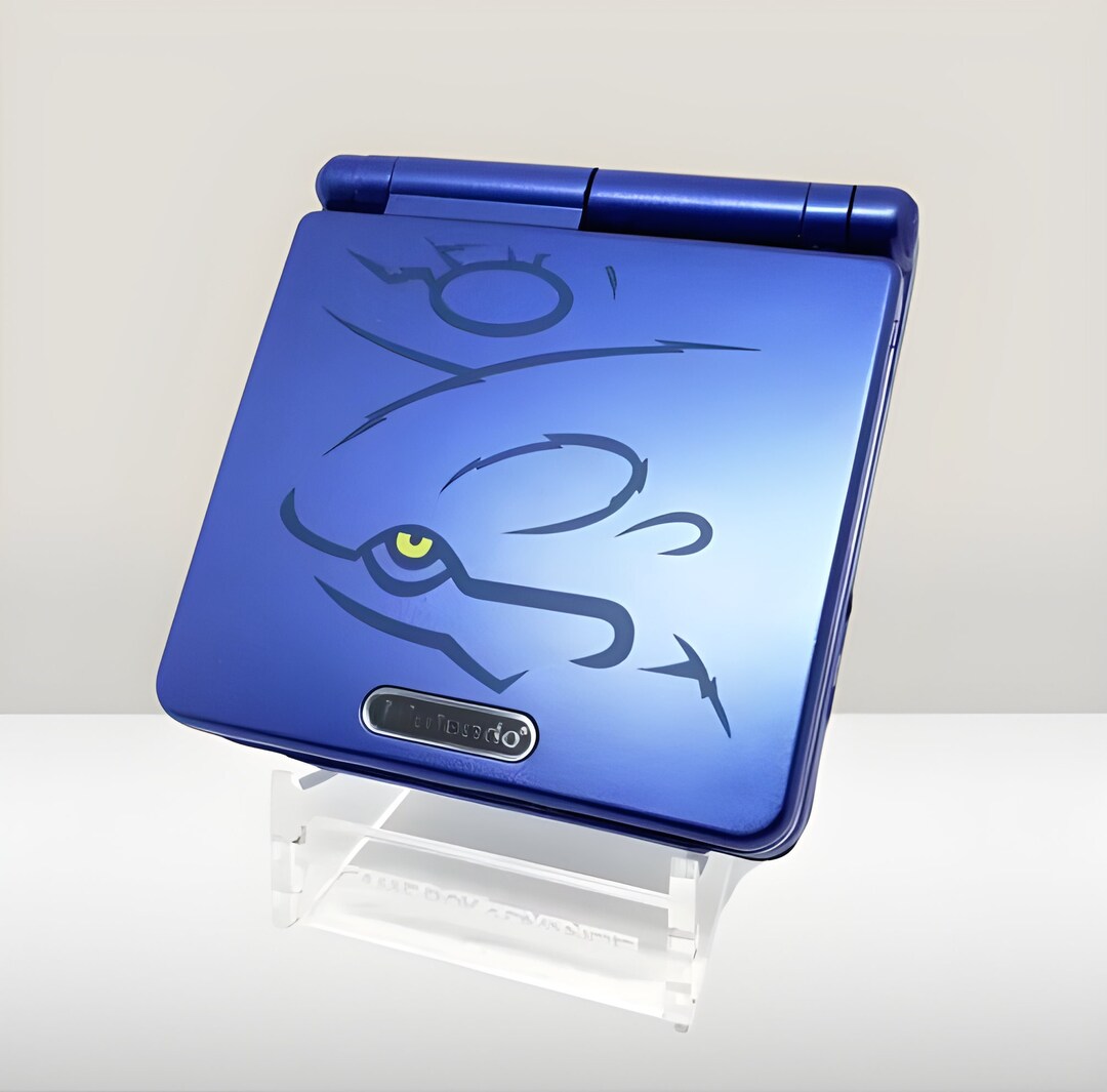 Custom Pokémon (kyogre Sapphire) Nintendo Gameboy Advance SP With Brand ...