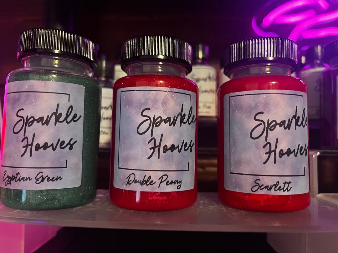 Squeal Sensations Sparkle Hooves Hoof Paint - Etsy