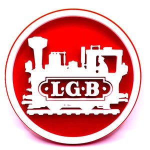 LGB Gauge G Scale Model Railways Logo Train Sign - 24cm - Etsy