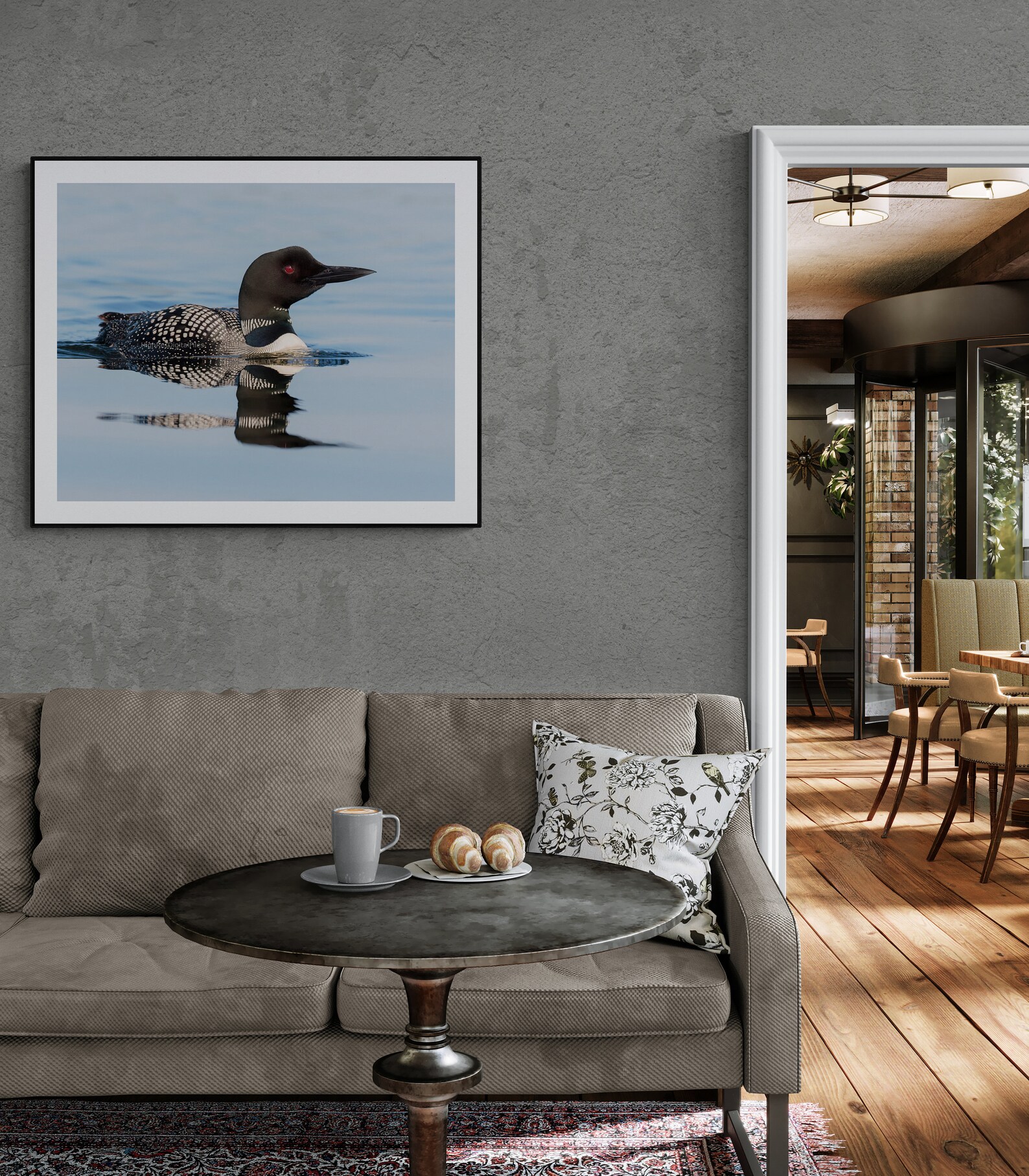 Common Loon Wall Art Nature Photograph High Resolution Wading Bird ...