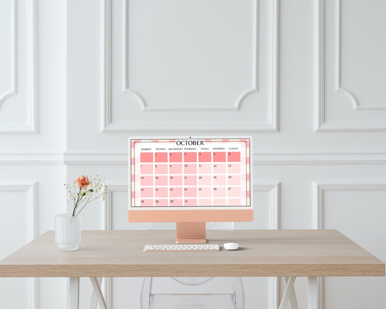 2024 Calendar 2024 Monthly Calendar Landscape Monday Start 2024 A4 ...