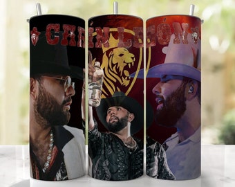 Carin Leon Sublimation Tumbler Wrap Png Carin Leon Gift, Skinny Tumbler ...