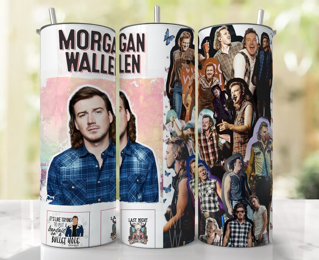Country, Morgan, Wallen, DIGITAL, 20oz Straight Tumbler Wrap ...